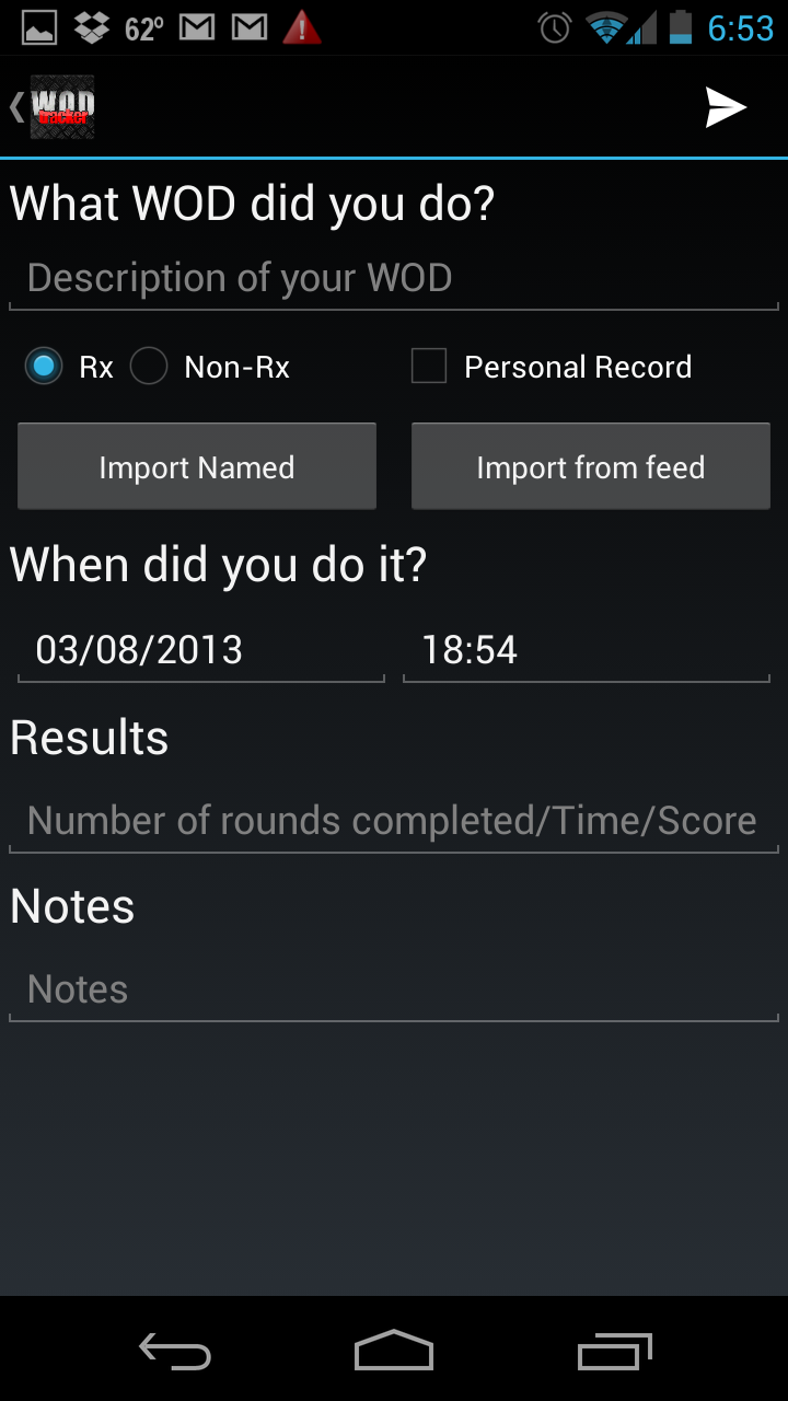 WOD Tracker Pro:Amazon.com:Appstore for Android