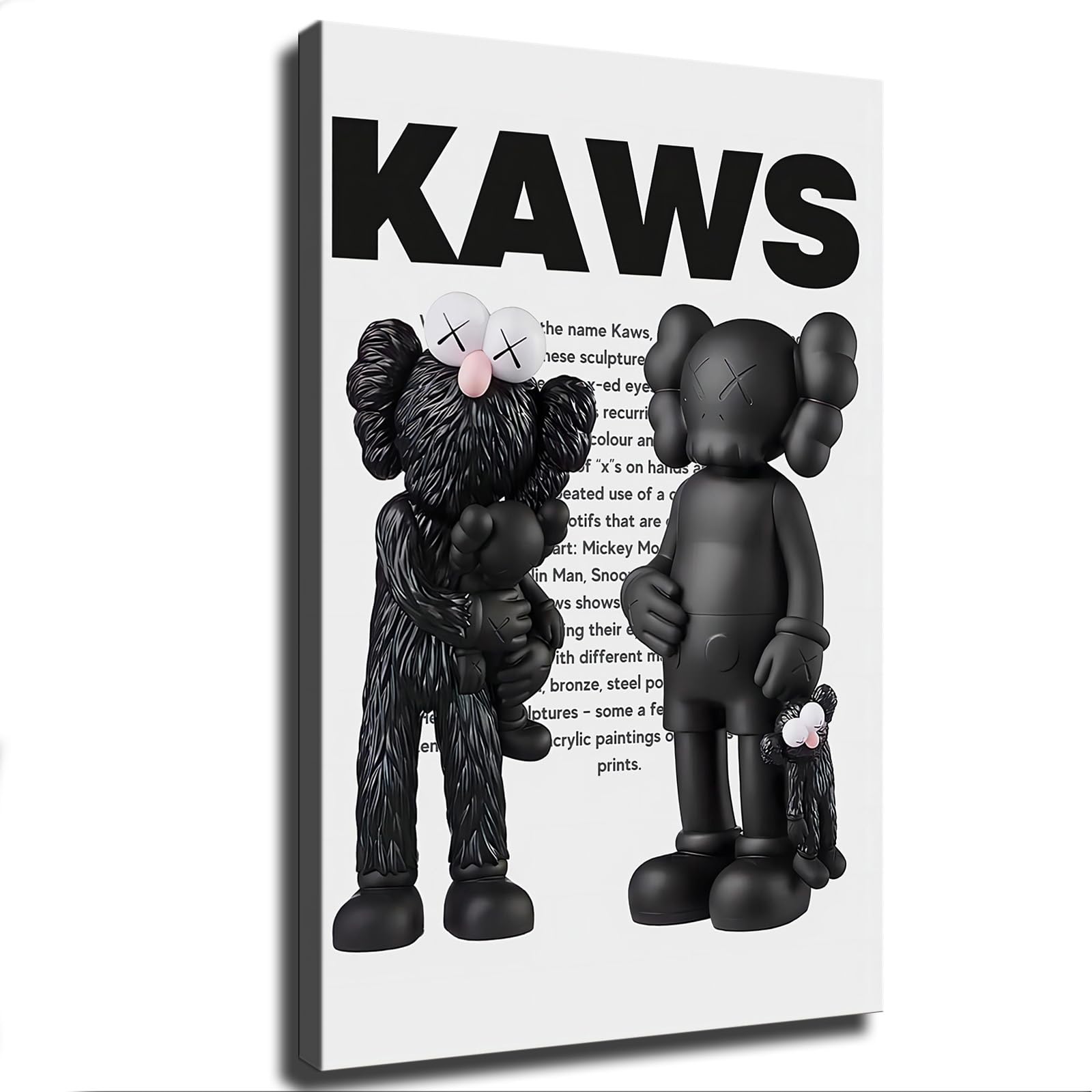 Amazon.com: Kaw Poster Kawaii Kawss Poster Figure Men Trend Kaw Room ...