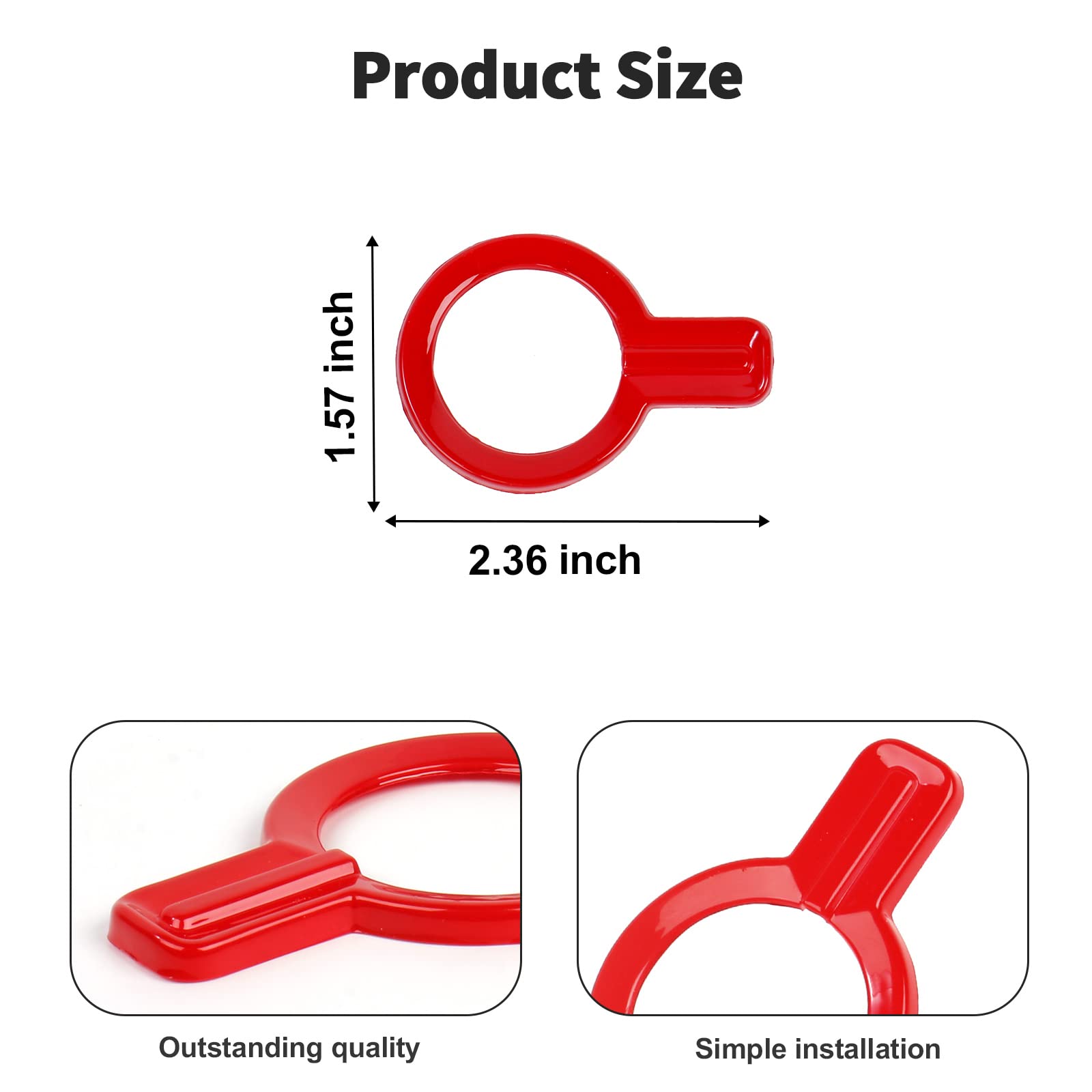 Snapklik.com : Bronco Push Start Button Cover Spin Engine Start Stop ...