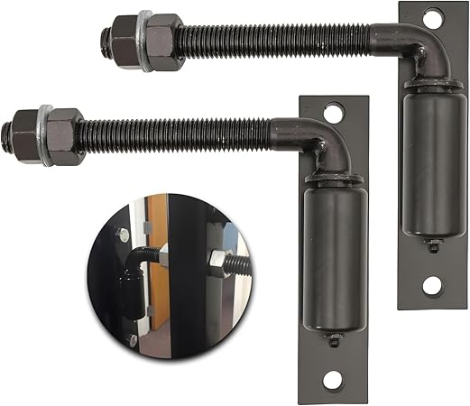 Amazon.com: 2 Pack Steel J-Bolt Hinge with Plate,Heavy-Duty Welded ...
