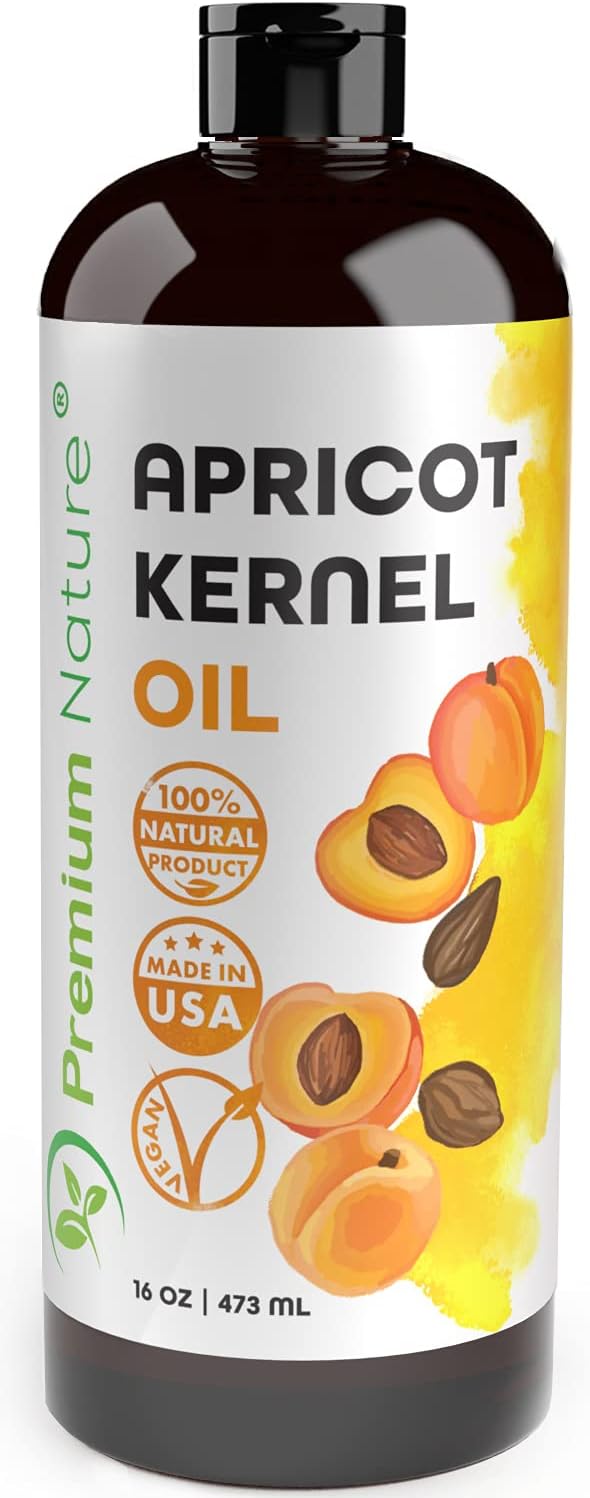 Amazon.com : Apricot Kernel Oil - 100% Pure And Natural - Cold Pressed ...