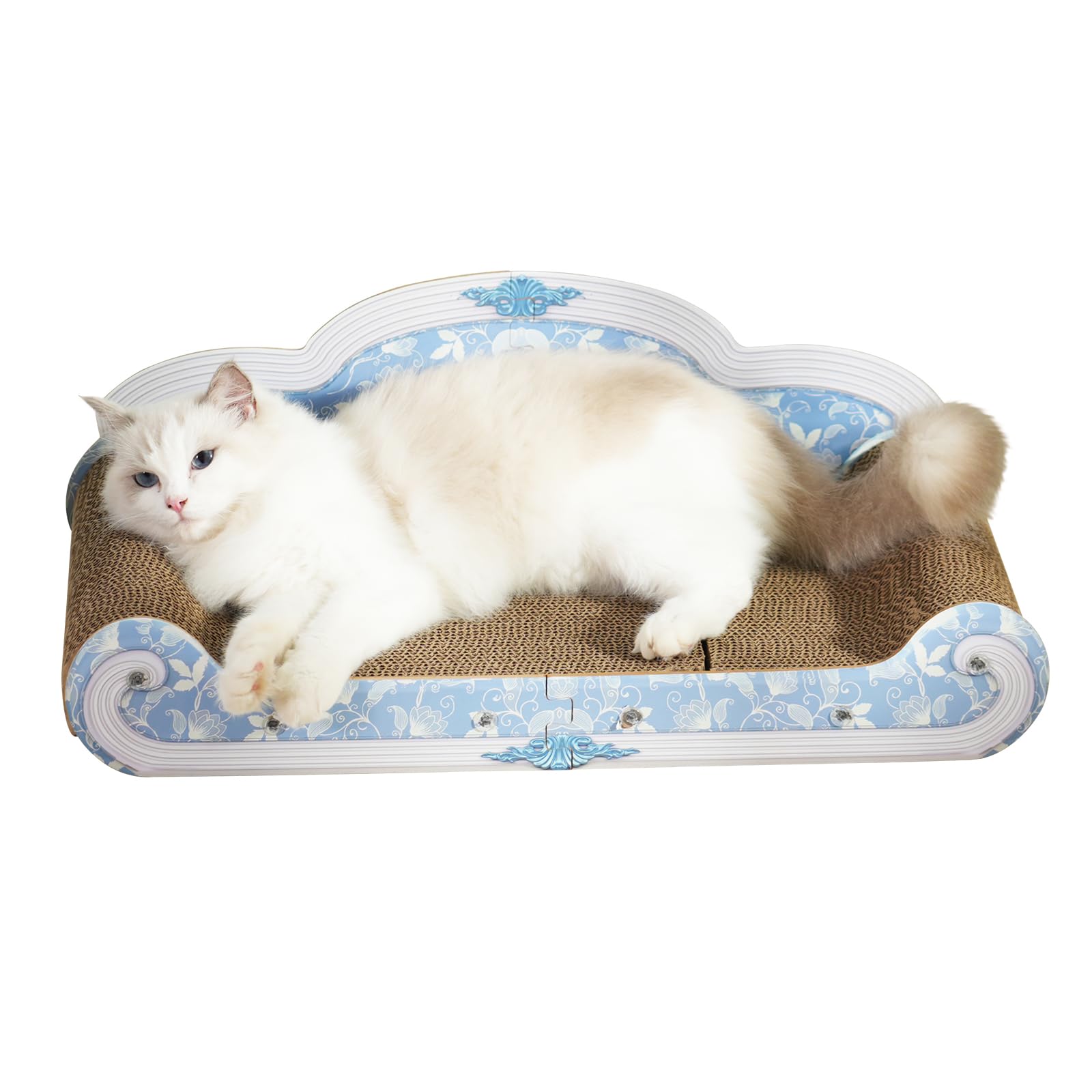 Amazon.com : Kidding Pets Cat Sofa Shape Scratch Pad for Large Medium ...