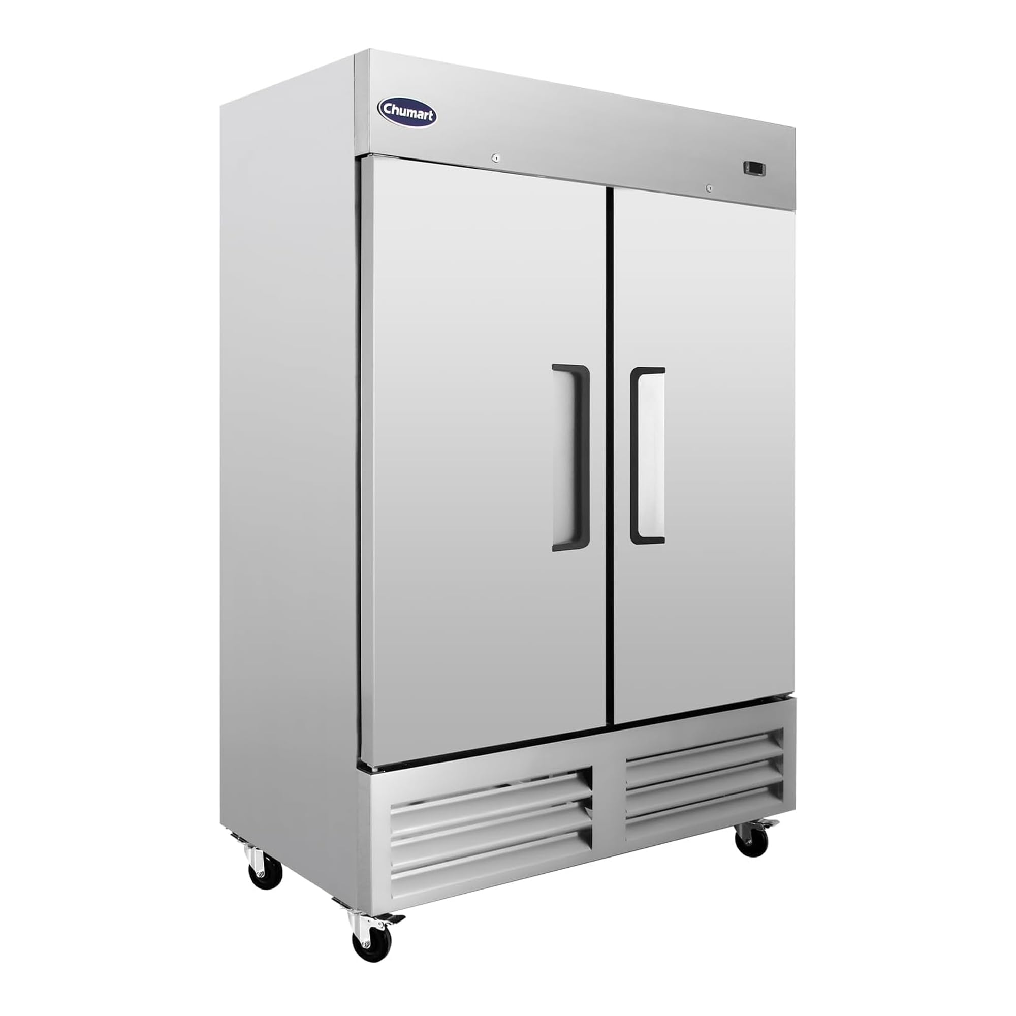 Amazon.com: CHUMART 54" W Commercial Freezer with 2 door Stainless ...