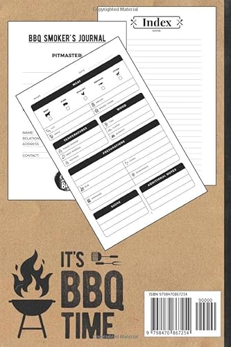 BBQ Log Book: BBQ Journal To Take & Track Barbecue Notes, Improve ...