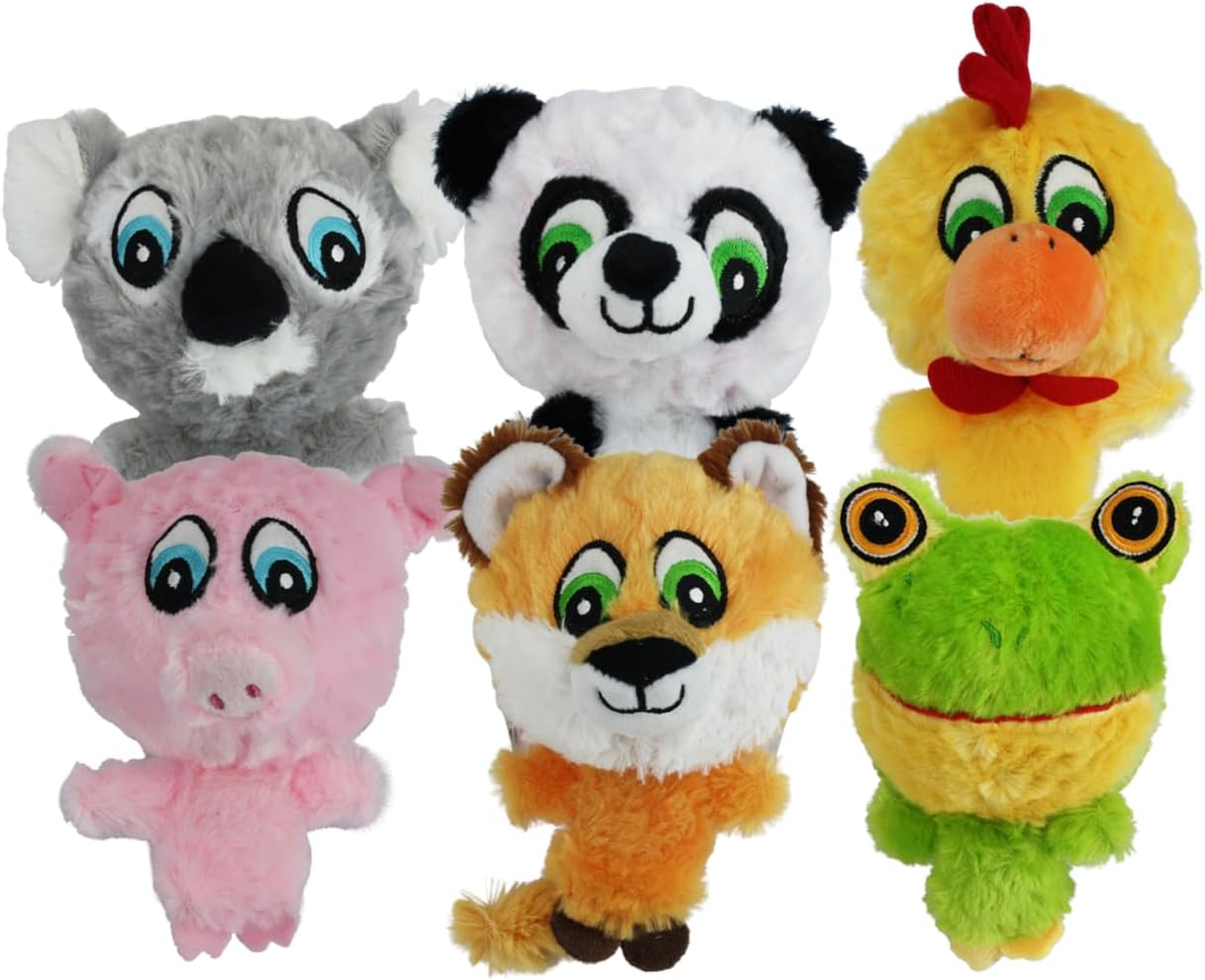 Pet Supplies : MULTIPETKnobby Noggins Size 5 inches Dog Toy Assorted ...