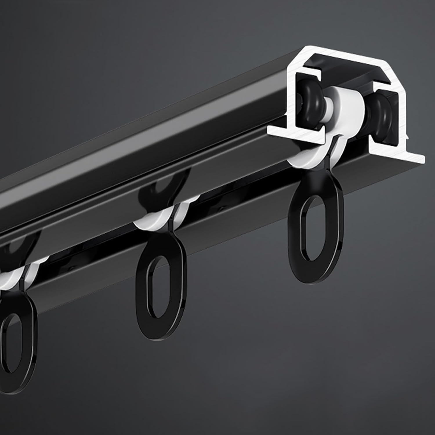 Amazon.com: Embedded Ceiling Curtain Track, 1-5M Curtain Track Ceiling ...