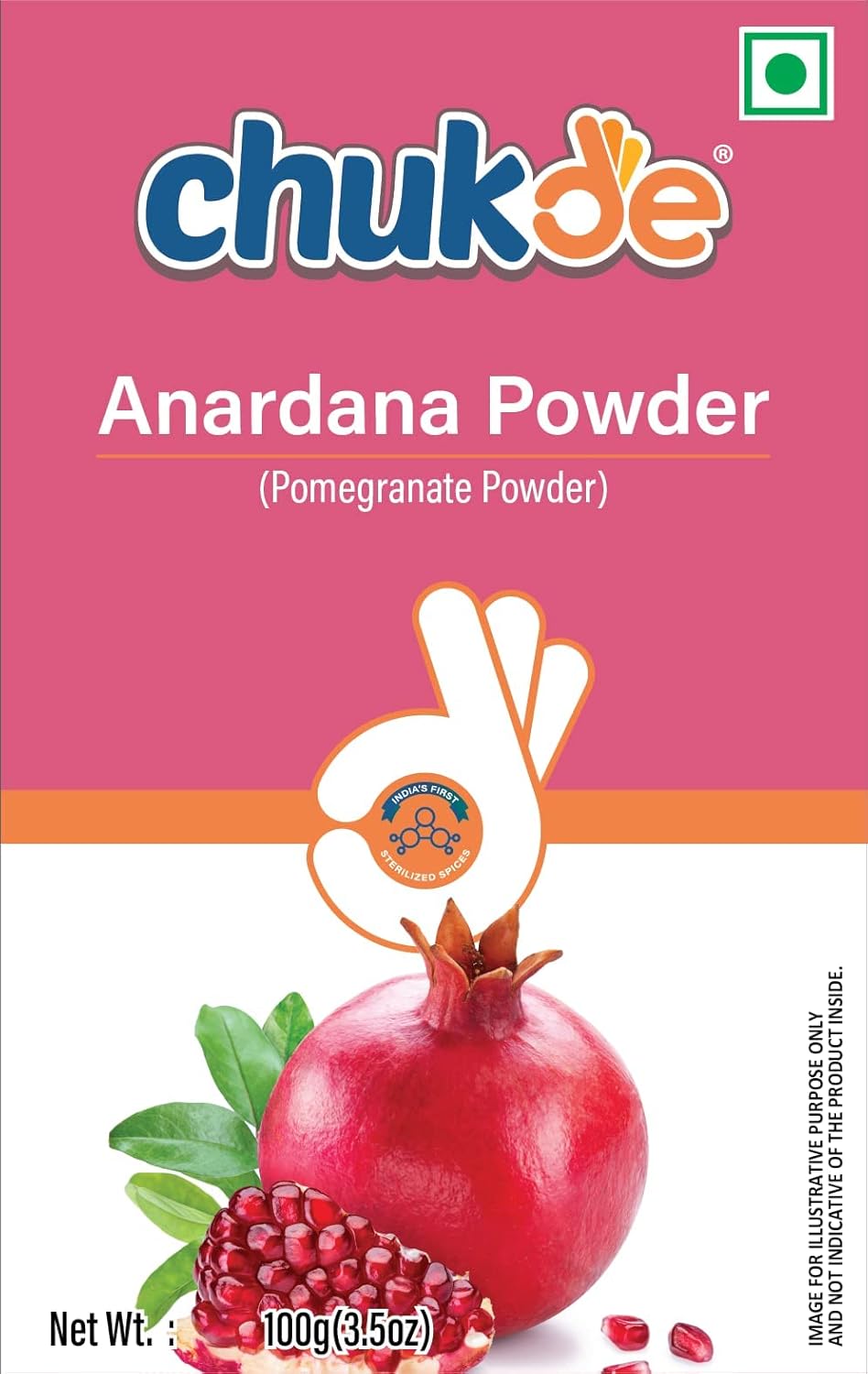 Chukde Anardana Powder/Dried Pomegranate Seeds Powder - 100 Gm | Ideal ...