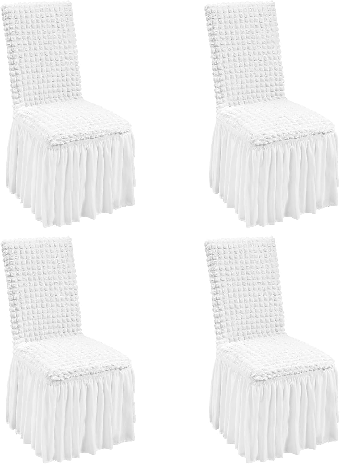Amazon.com: VEVOR Stretch Spandex Folding Chair Covers, Universal ...