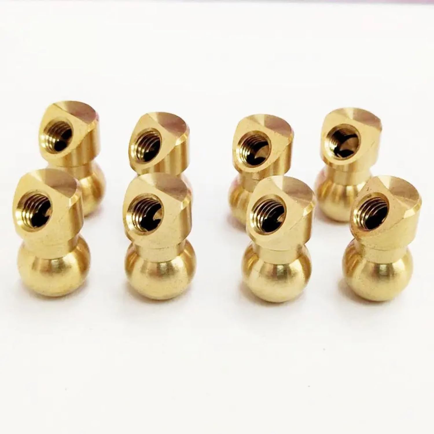 Amazon.com: IMSFQFWL 10PCS 12.7MM-M6 Brass Ball Coolant Nozzles Screw ...
