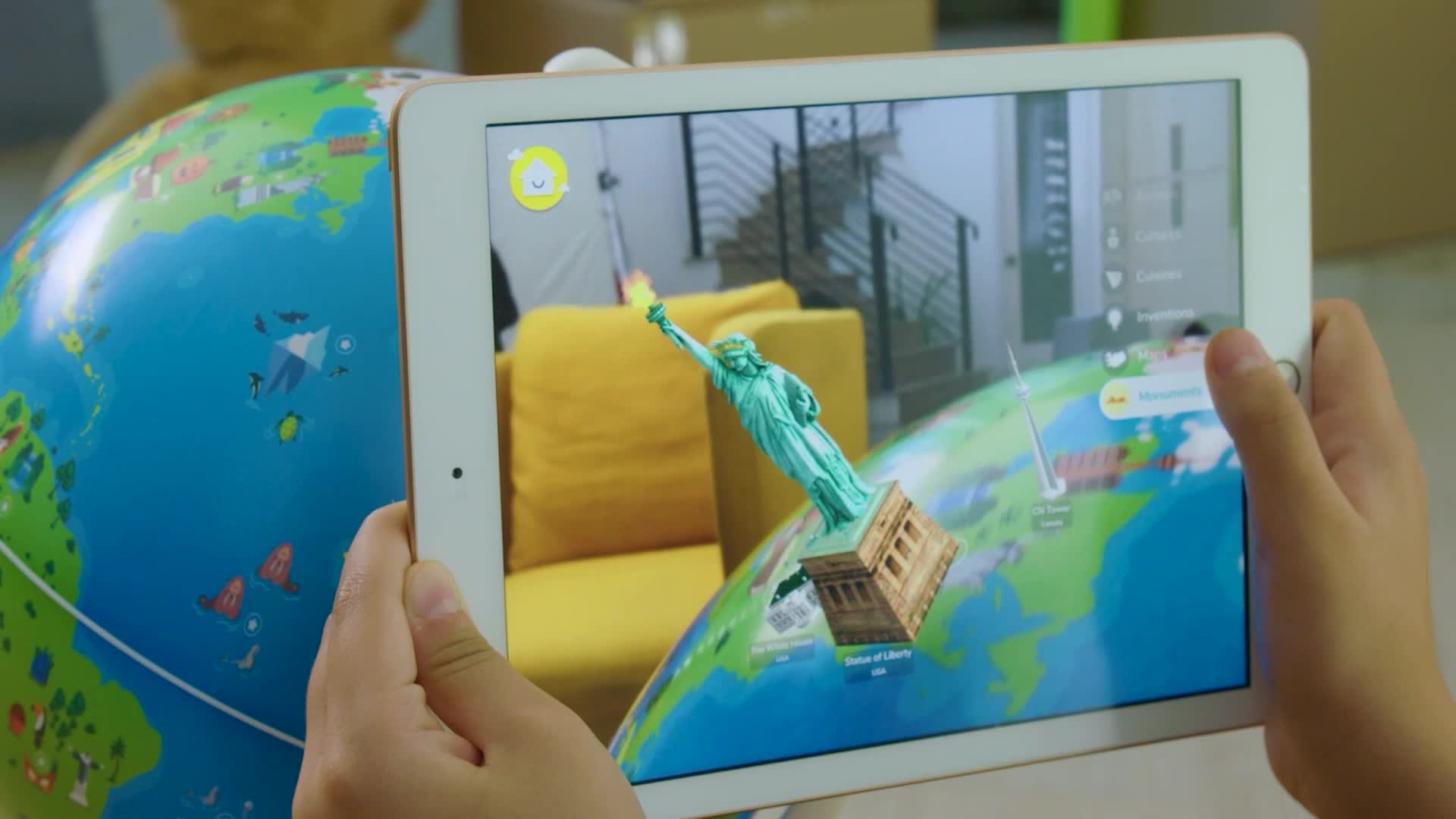 Shifu Orboot Earth - Interactive AR World Globe for Kids 4-10 Years ...