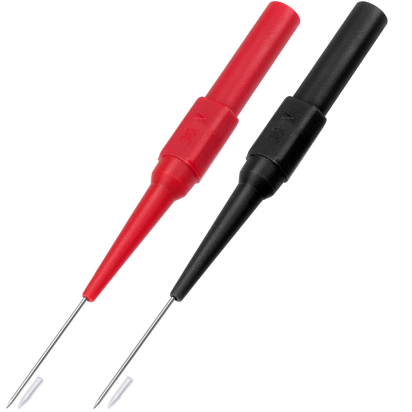 OIIKI 2Pcs 0.7mm Test Probe Pins, Non-Destructive Insulation Wire ...