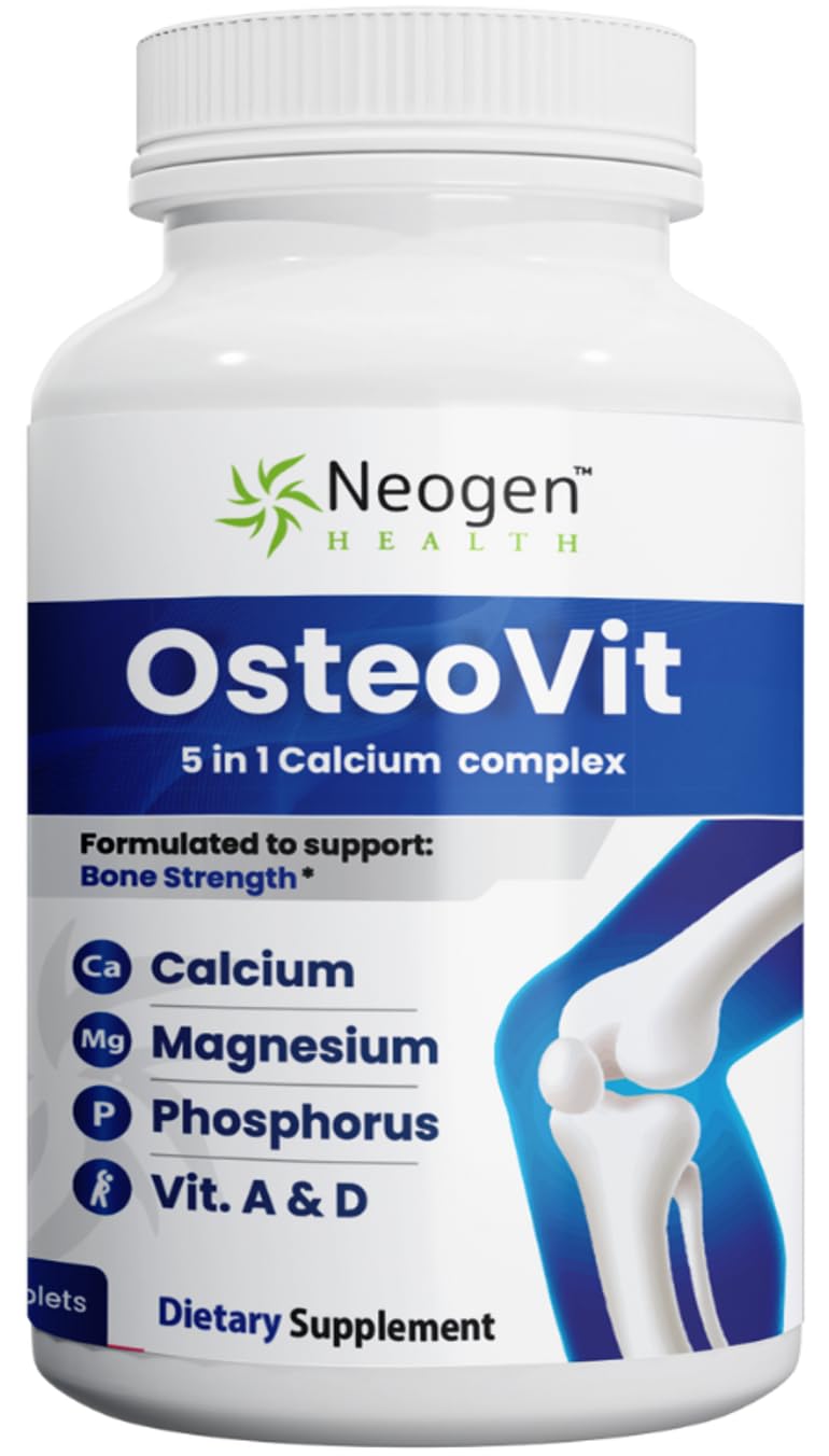 Amazon.com: OsteoVit 5-in-1 Calcium 120 tabs: Calcium, Magnesium ...
