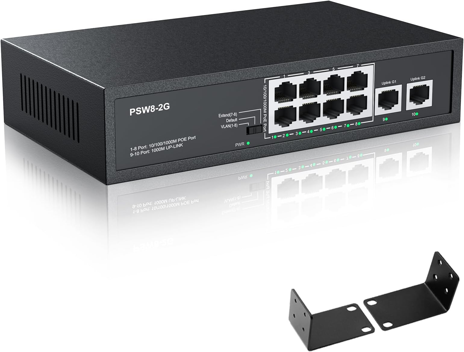 Amazon.com: Tripp Lite 8-Port Gigabit Ethernet Switch Rackmount with ...