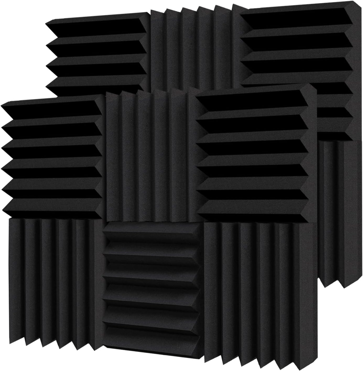 Amazon.com: TroyStudio Thick Acoustic Foam Panels, 12 X 12 X 3 Inch 12 ...