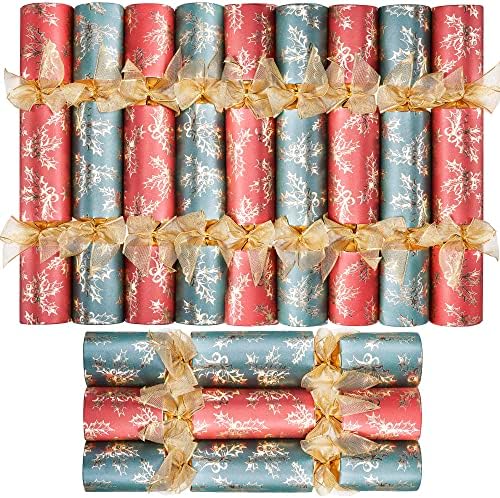 mysmartbuy.com 12 x Red & Green Sandringham Christmas Crackers – Luxury ...