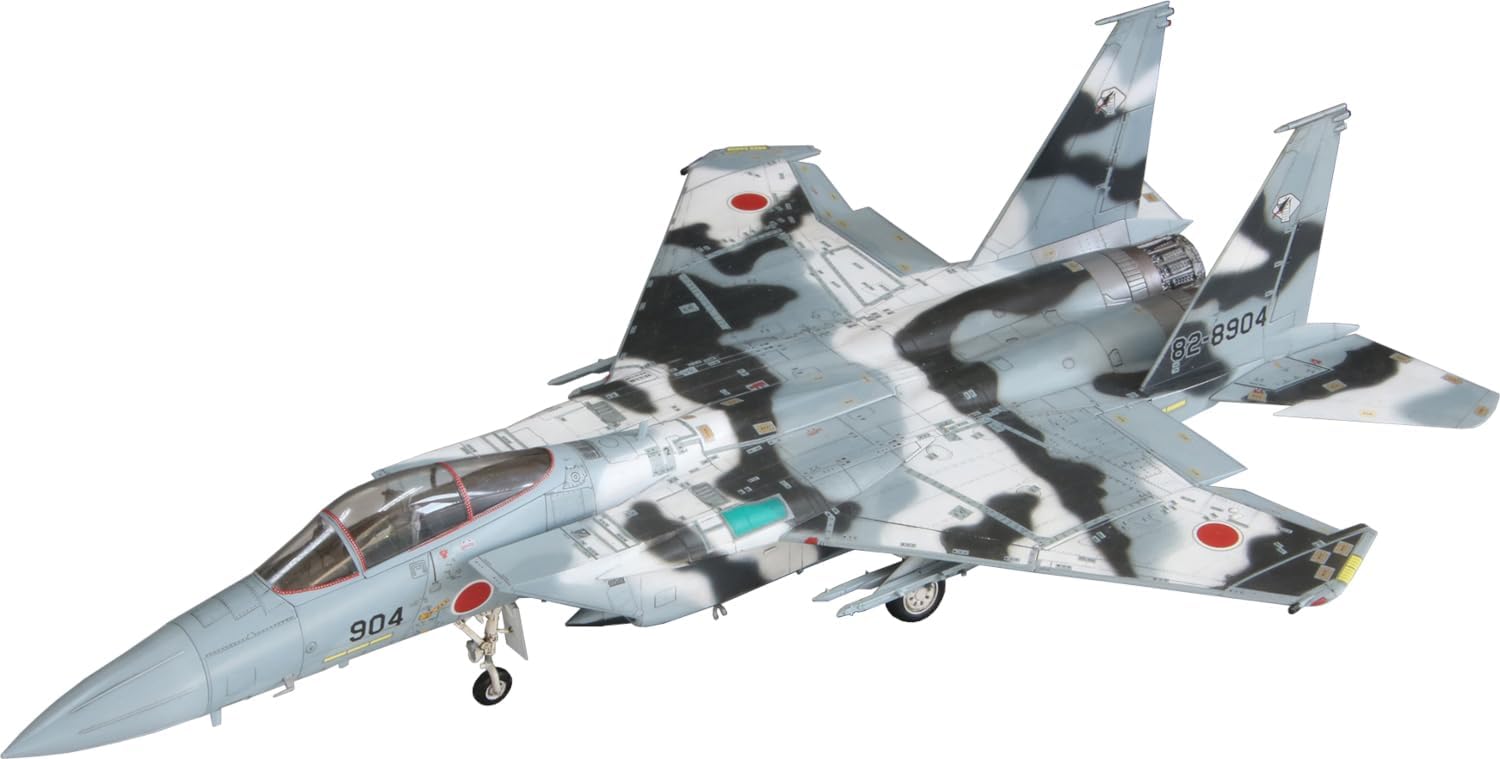 Amazon | ファインモールド(FineMolds) 1/72 スペシャルマーキングシリーズ 航空自衛隊 F-15J アグレッサー 904号機 ブラック/ホワイト プラモデル FK02 ...