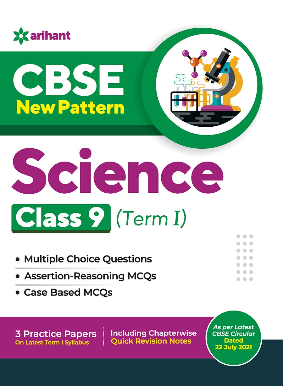 CBSE New Pattern Science Class 9 for 2021-22 Exam (MCQs based book for ...