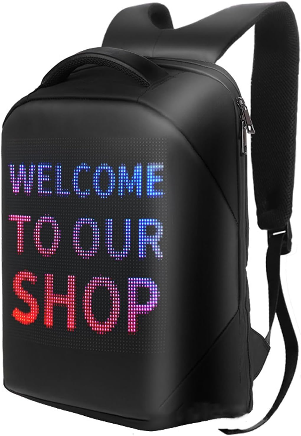 Mochila LED a Prueba de Agua con Aplicación BT Pantalla LED Colorida ...