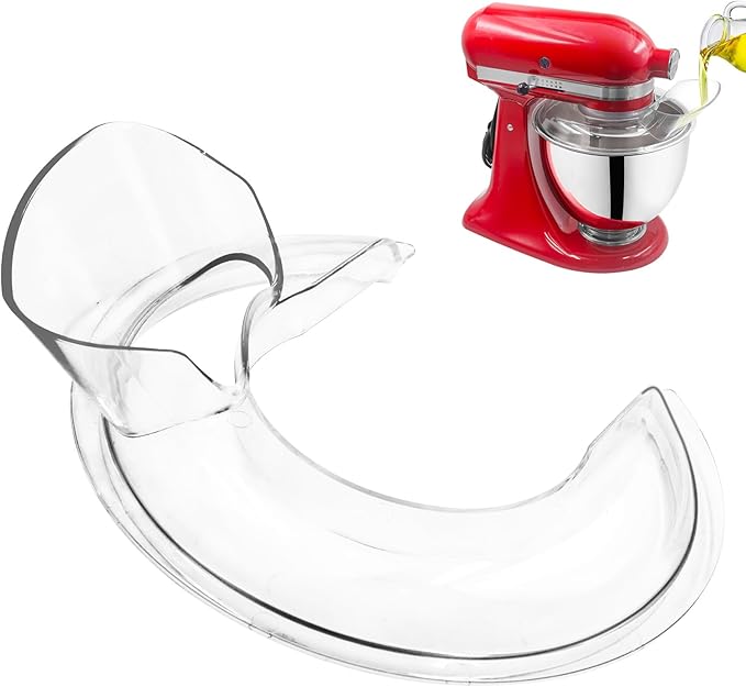 Amazon.com: Pouring Shield for Kitchen Aid Stand Mixer, 4.5-5QT Bowls ...