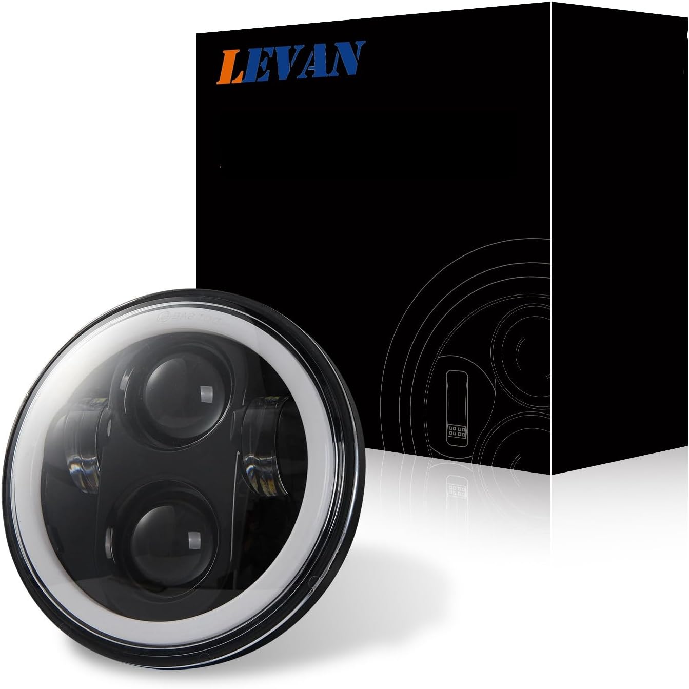 5.75 Inch Round Led Headlight 51W 5-3/4" Headlight Compatible with ...