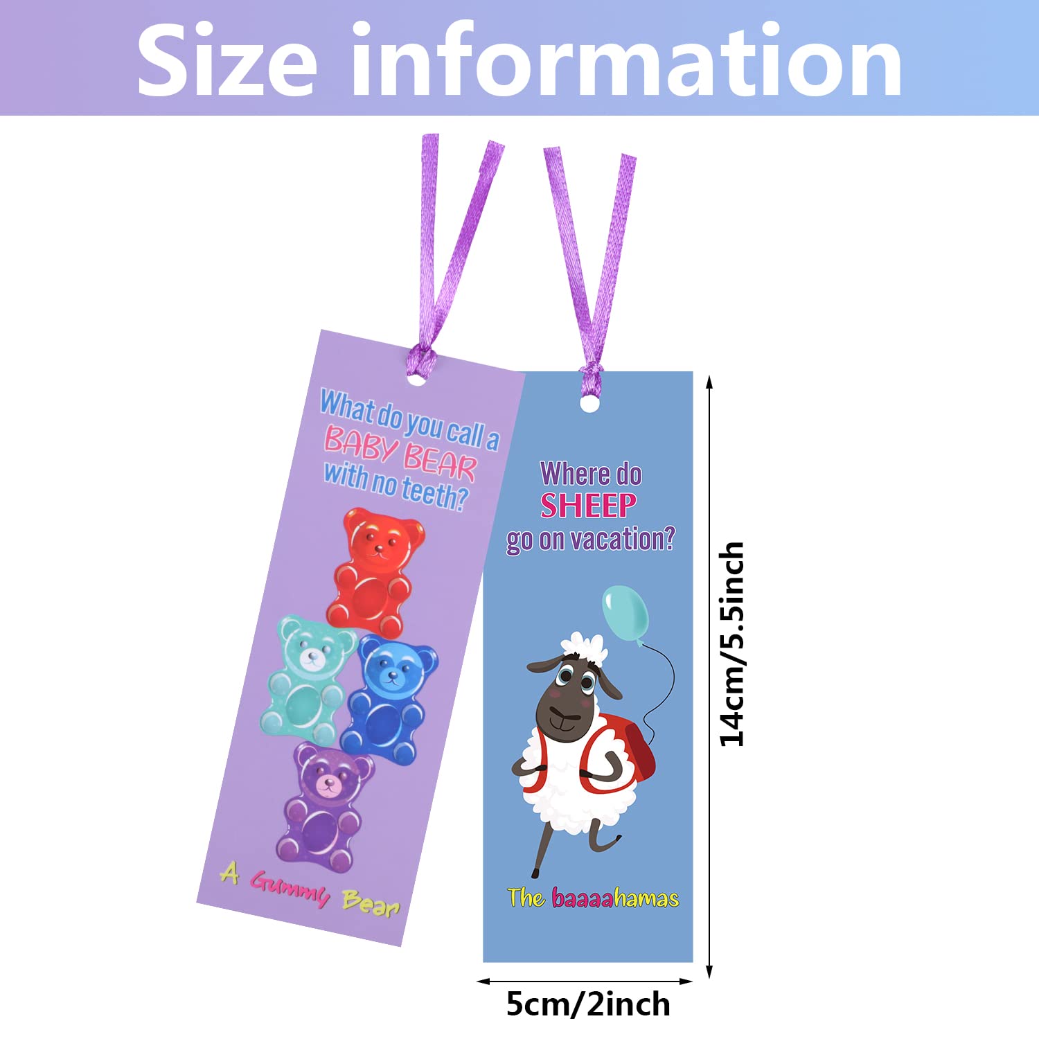 Buy Kids Bookmark Silly Jokes Bookmarks Funny Animals Bookmarks Cartoon ...