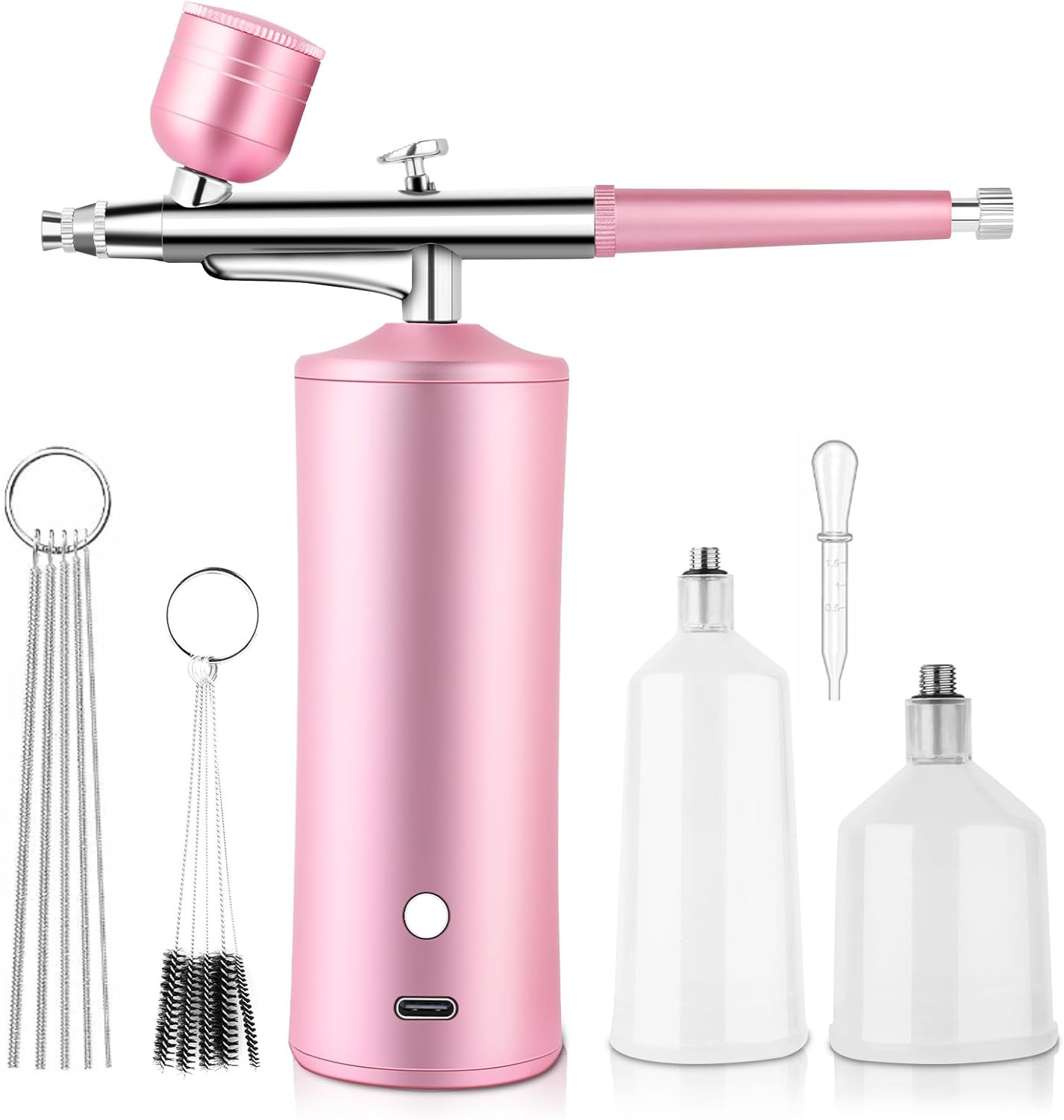 Amazon.com: Airbrush Kit with Compressor, Miaphie Air Brush Machine for ...