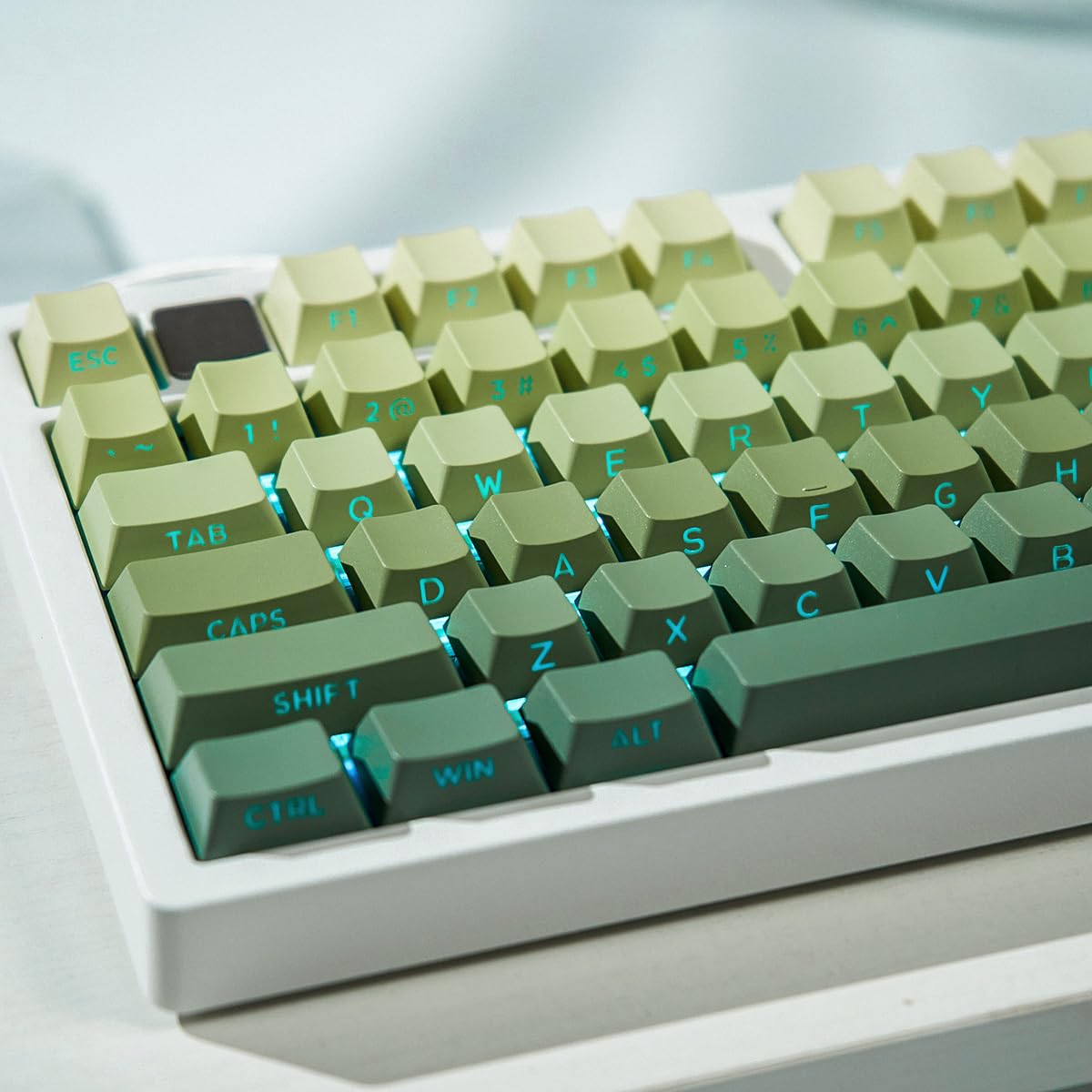 Amazon.com: PBT Keycaps, Side Printed Shine Through Keycap Set ...