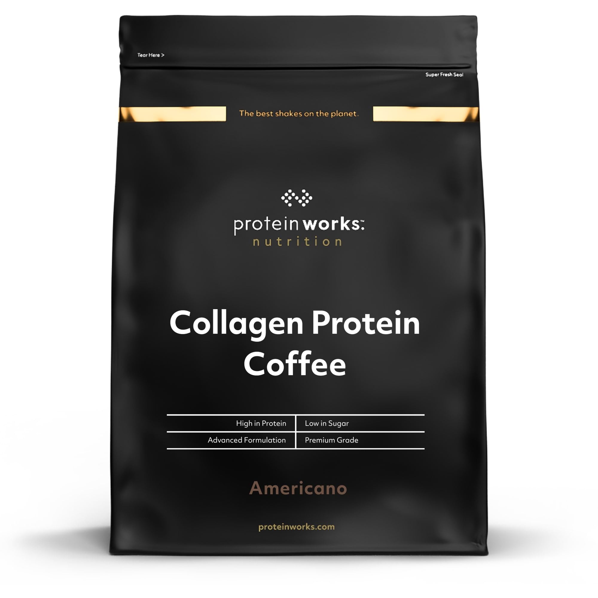 Protein Works - Collagen Protein Coffee, Bovine Collagen Powder ...