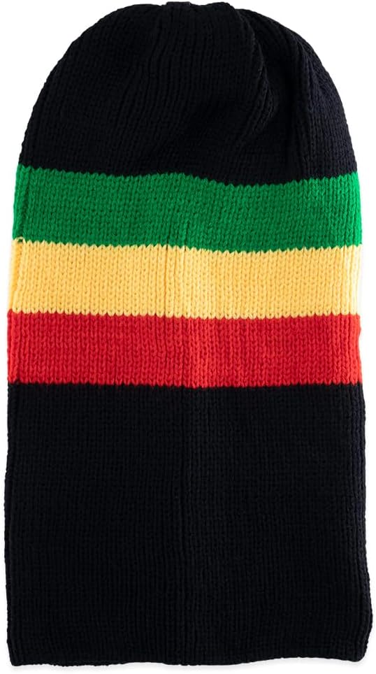 Unisex Rasta Cap Knit Jamaican Rasta Hats for Men Women Reggae Beanie ...