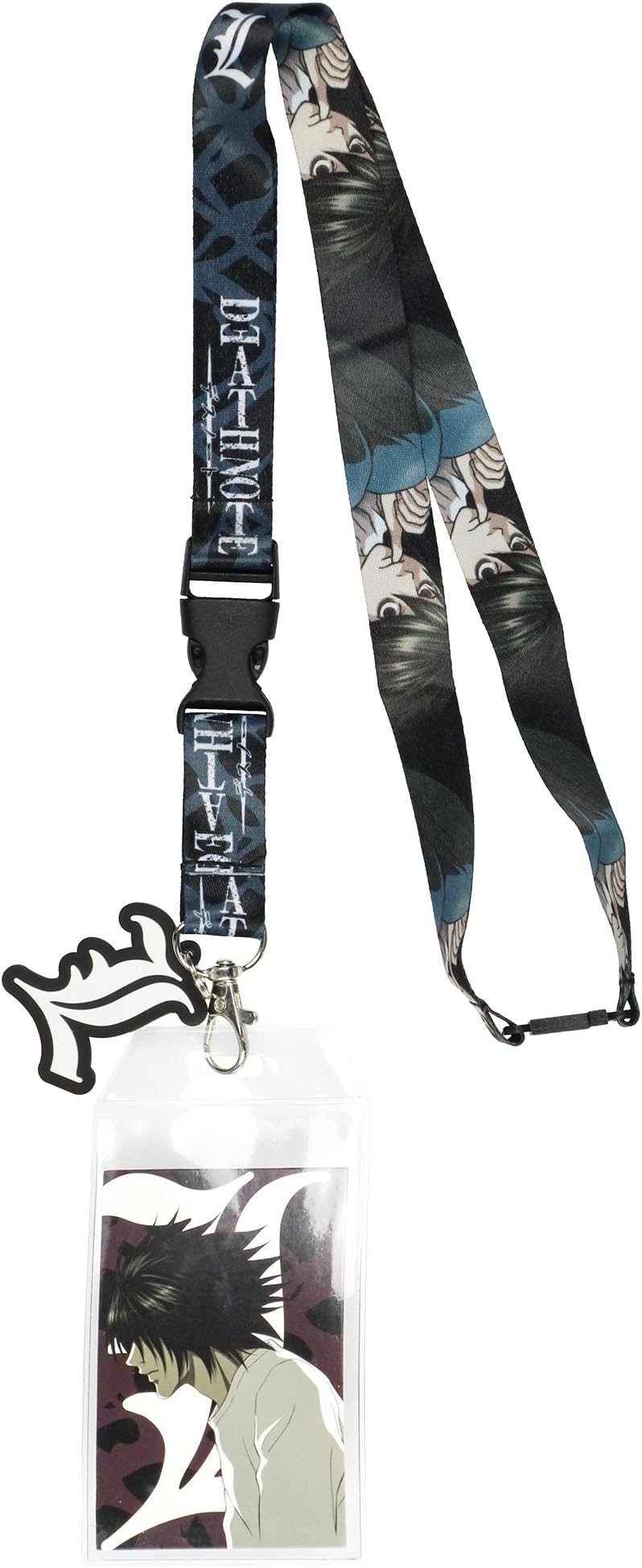 Amazon.com: Death Note Detective L Anime Lanyard ID Badge Holder with 2 ...