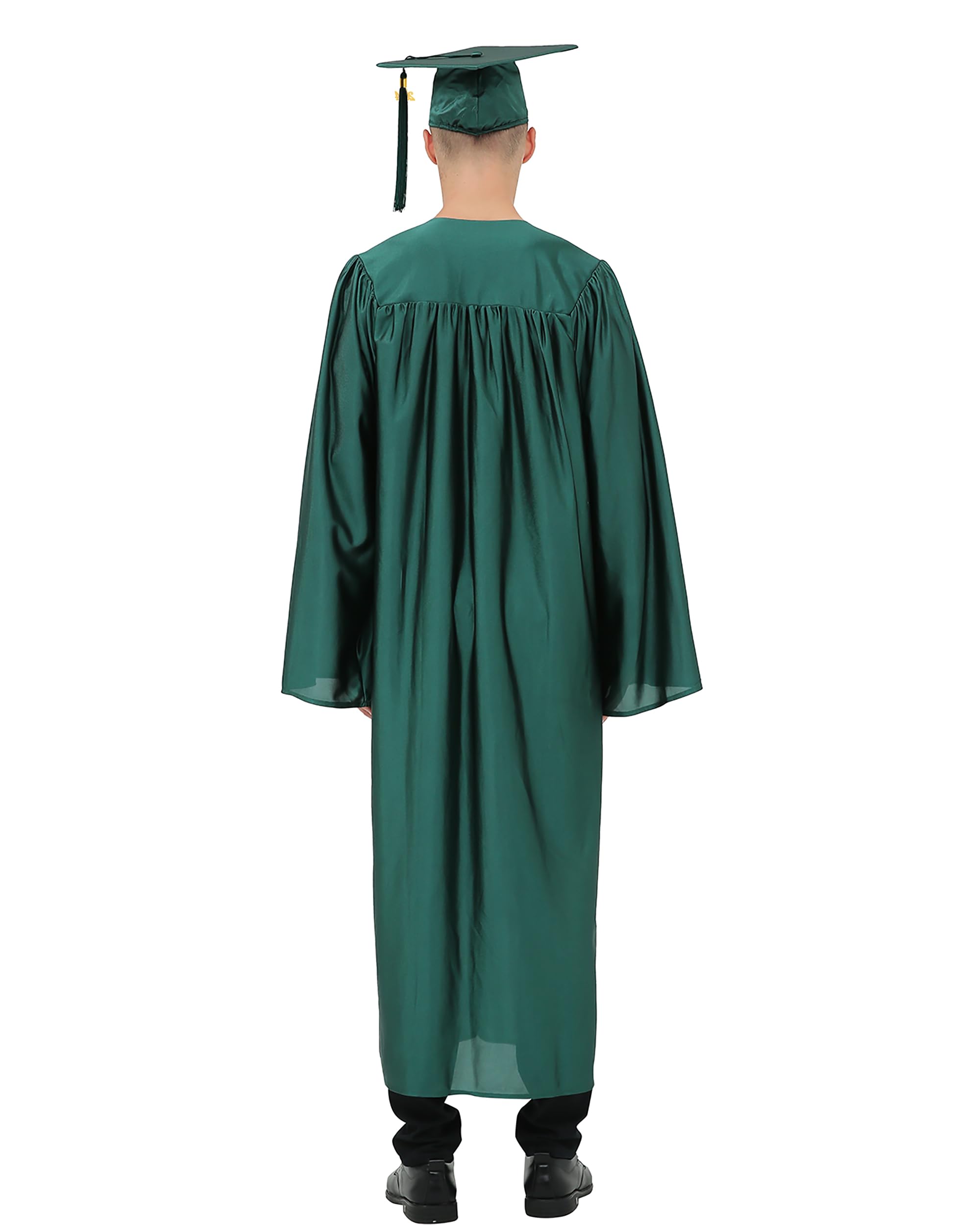 Snapklik.com : GraduationMall Shiny Graduation Gown Cap Tassel Set 2024 ...