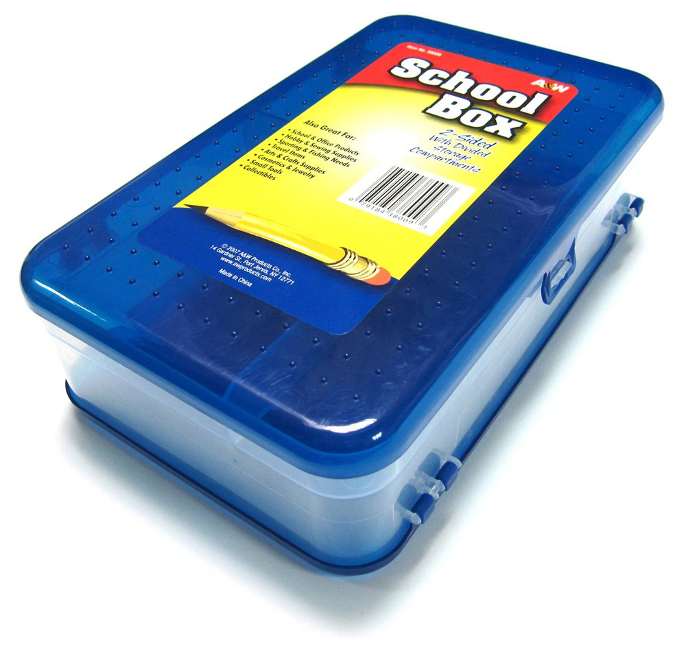 Long Plastic School Supply Box at Scott Gerber blog