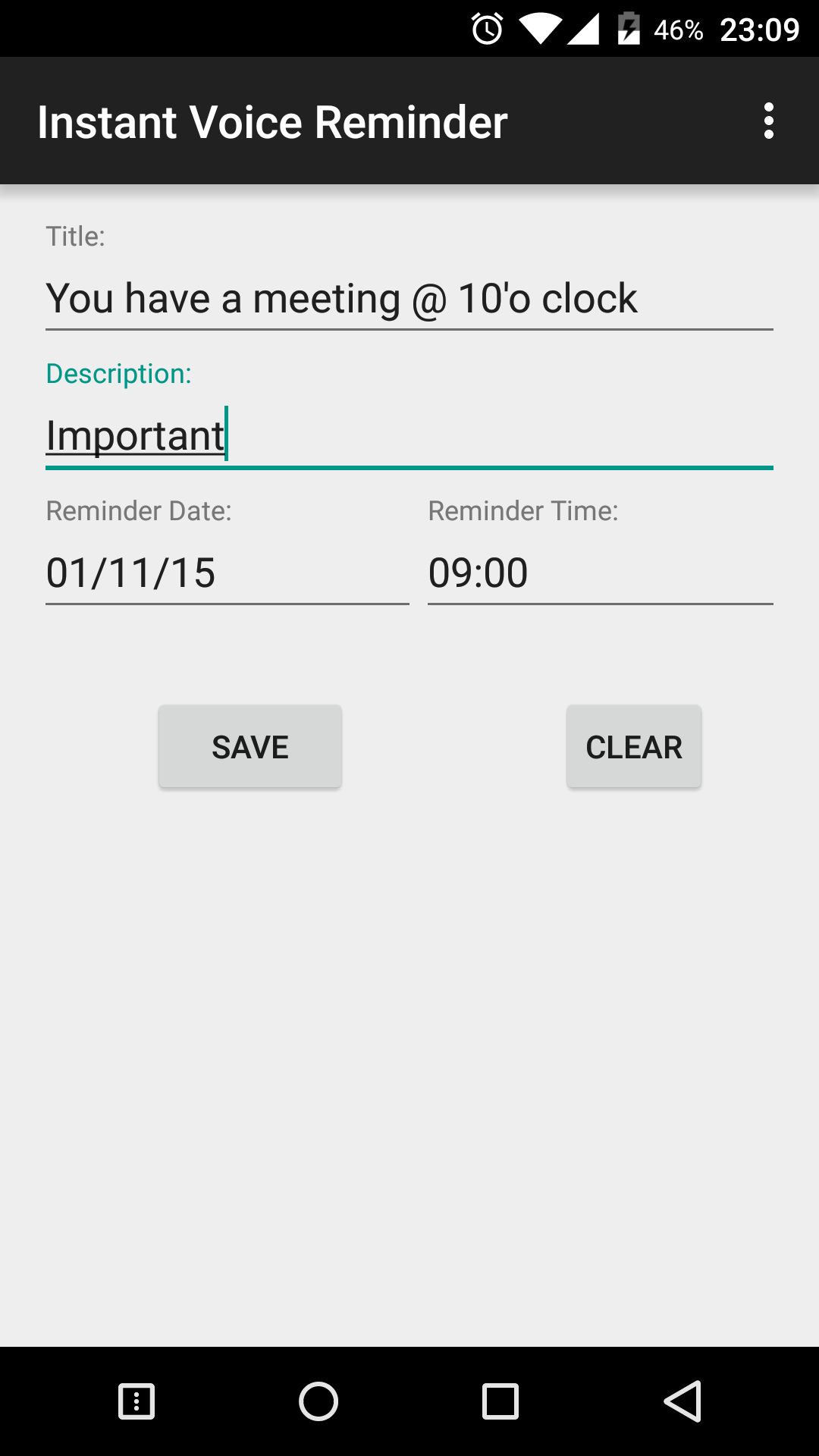 Instant Voice Reminder - App on Amazon Appstore