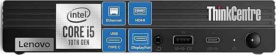 Amazon.com: Lenovo ThinkCentre M70q Tiny Desktop Computer for Home ...
