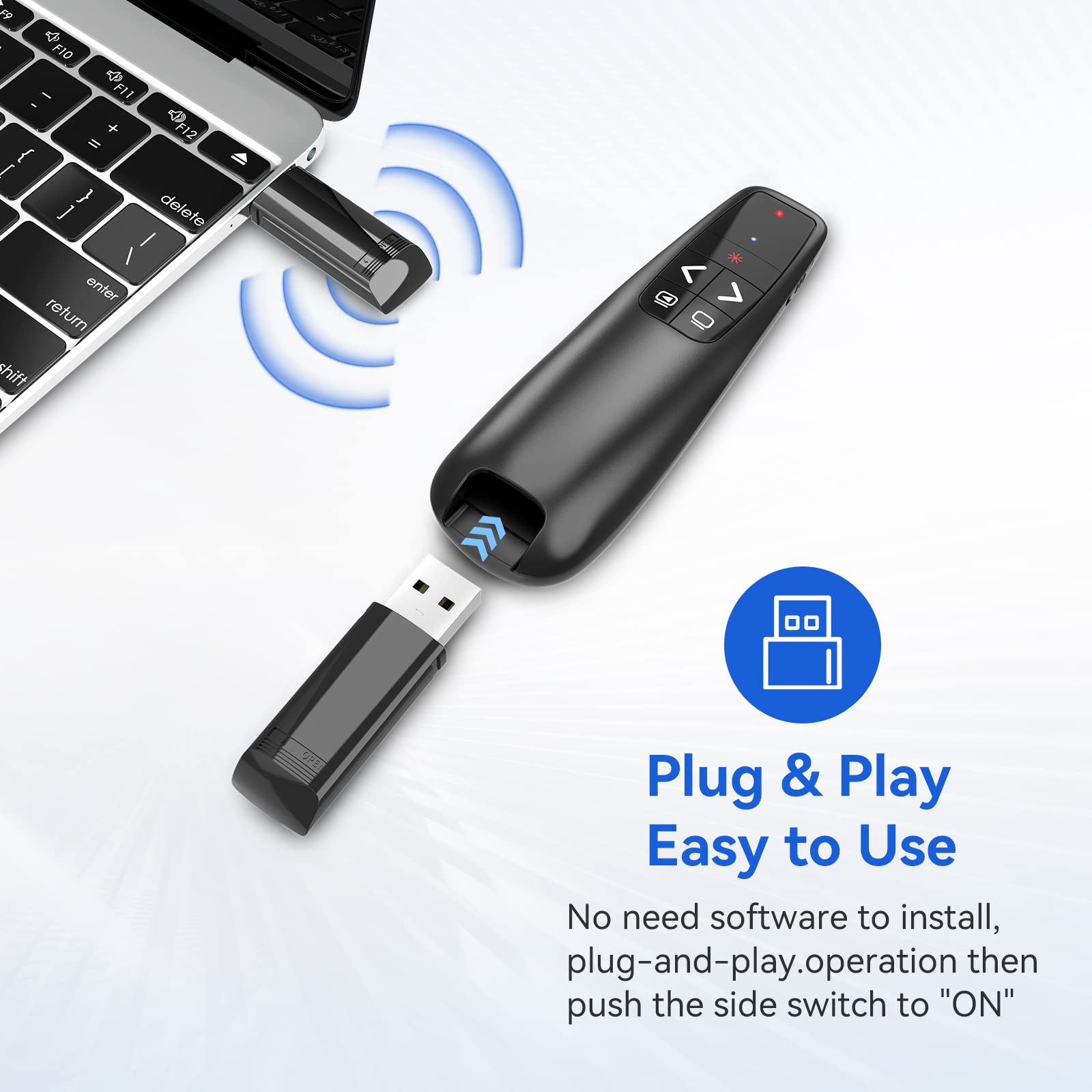 Snapklik.com : Presentation Clicker Wireless Presenter Remote ...