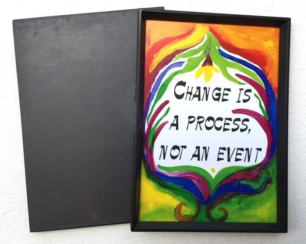 Amazon.com: Change is a process not an event 2x3 magnet - Heartful Art ...