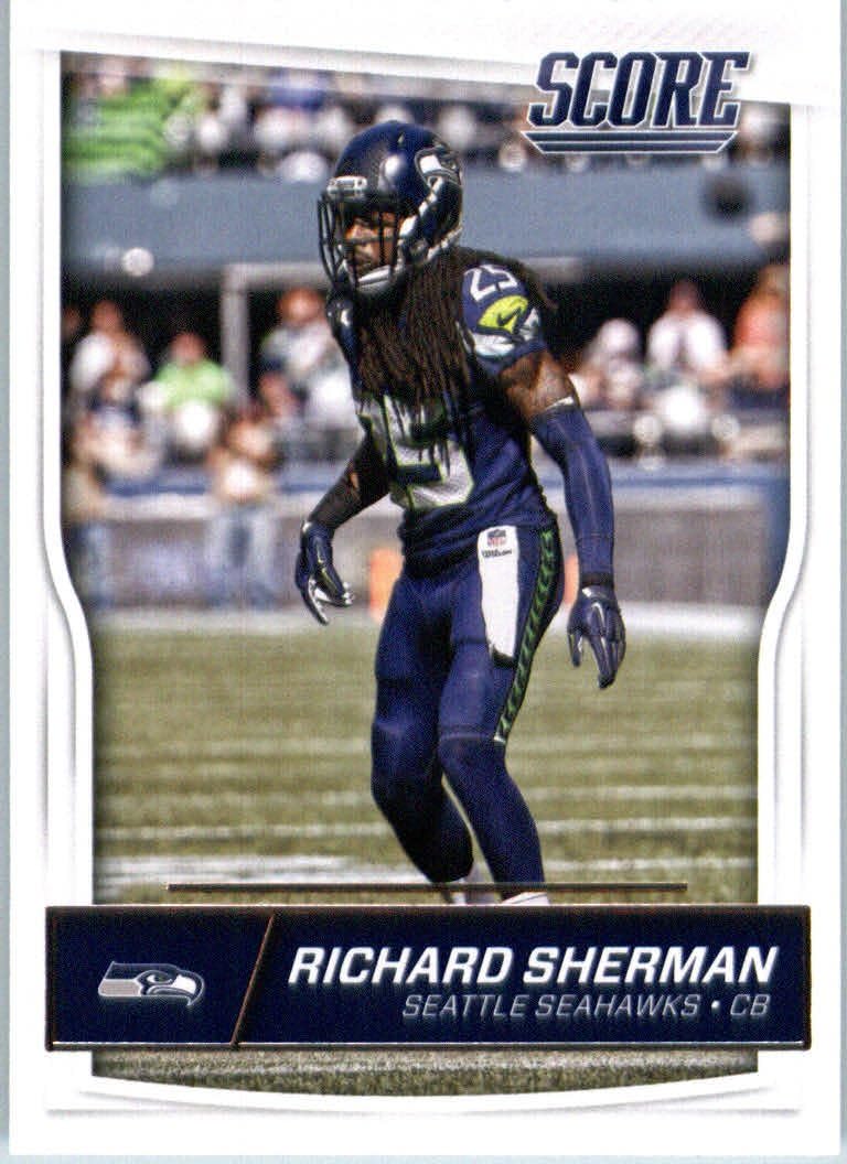 Amazon.com: 2016 Score #289 Richard Sherman Seattle Seahawks Football ...