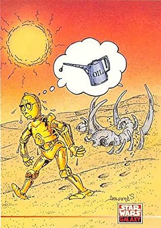 C3P0 trading card Star Wars Galaxy 1994 Topps #208 at Amazon's ...