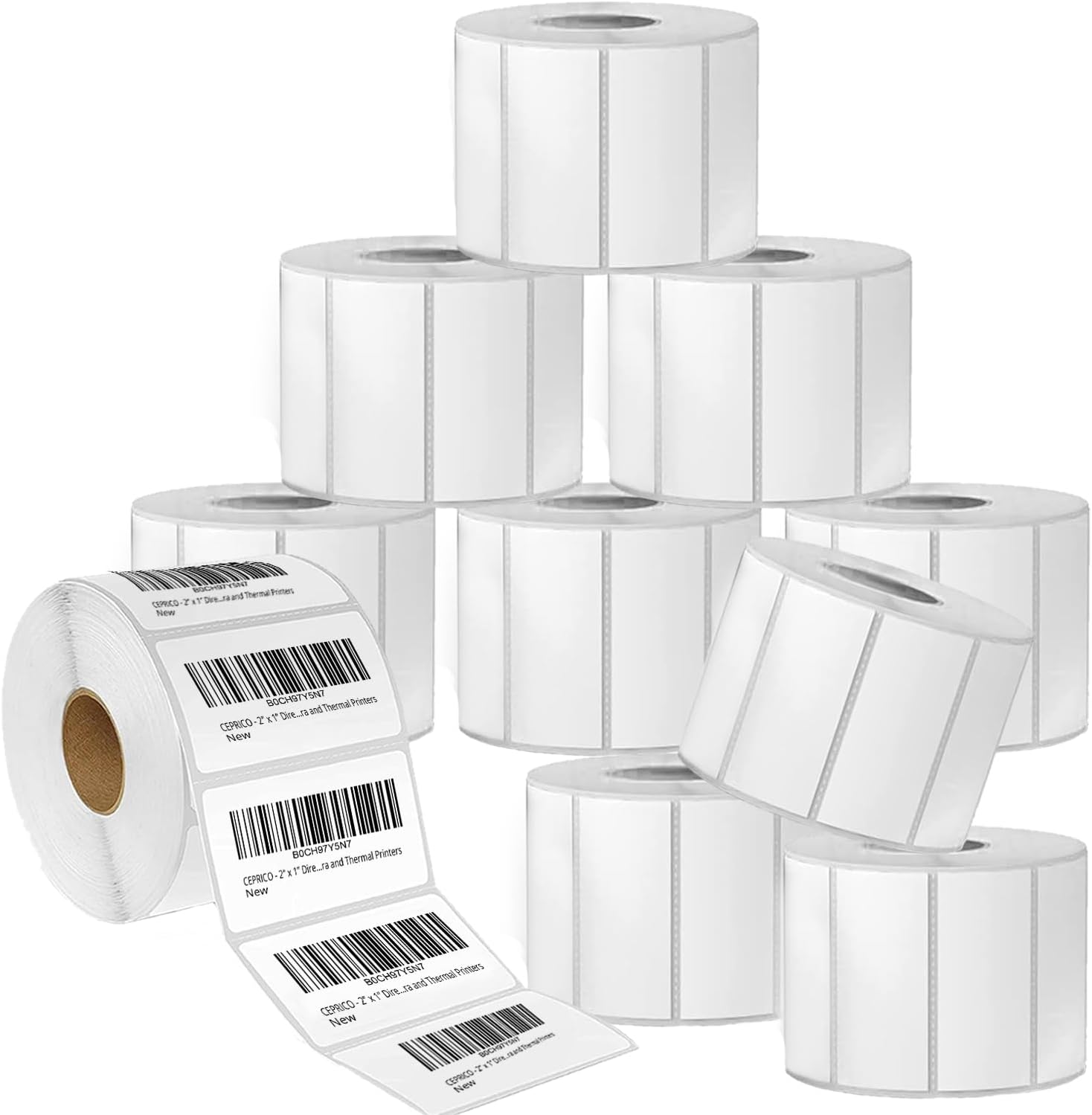 Amazon.com : CEPRICO ENTERPRISE - 2"x1" Direct Thermal Labels | 1300 ...