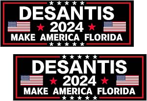 Amazon.com - 2 Pack Desantis 2024 Bumper Sticker for Car,Desantis for ...
