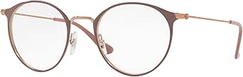 Amazon.com: Ray-Ban Rx6378 - Marcos redondos para anteojos graduados ...