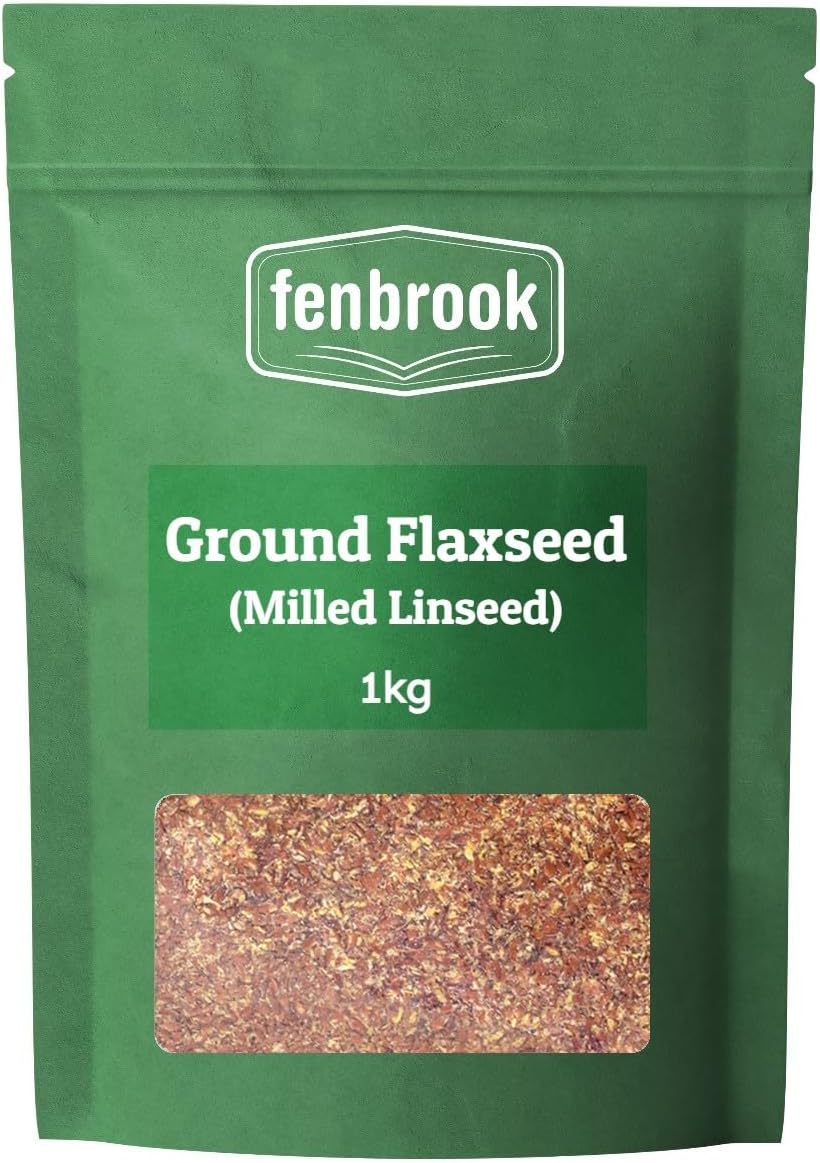 Ground Linseed (Cold Milled Flaxseed) 1kg by Fenbrook : Amazon.co.uk ...