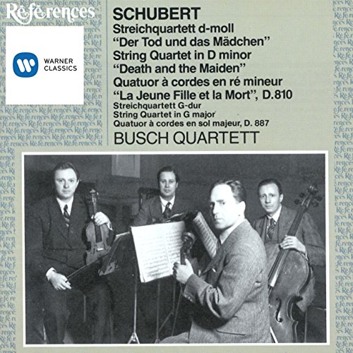 Amazon.co.jp: Schubert: String Quartets Nos. 14 " Death and the Maiden" & 15 : Busch Quartet ...