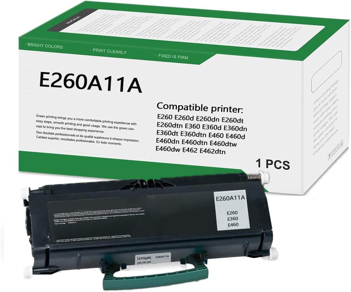 Amazon.com: E260A11A Toner Cartridge Replacement for Lexmark E260 E360 ...