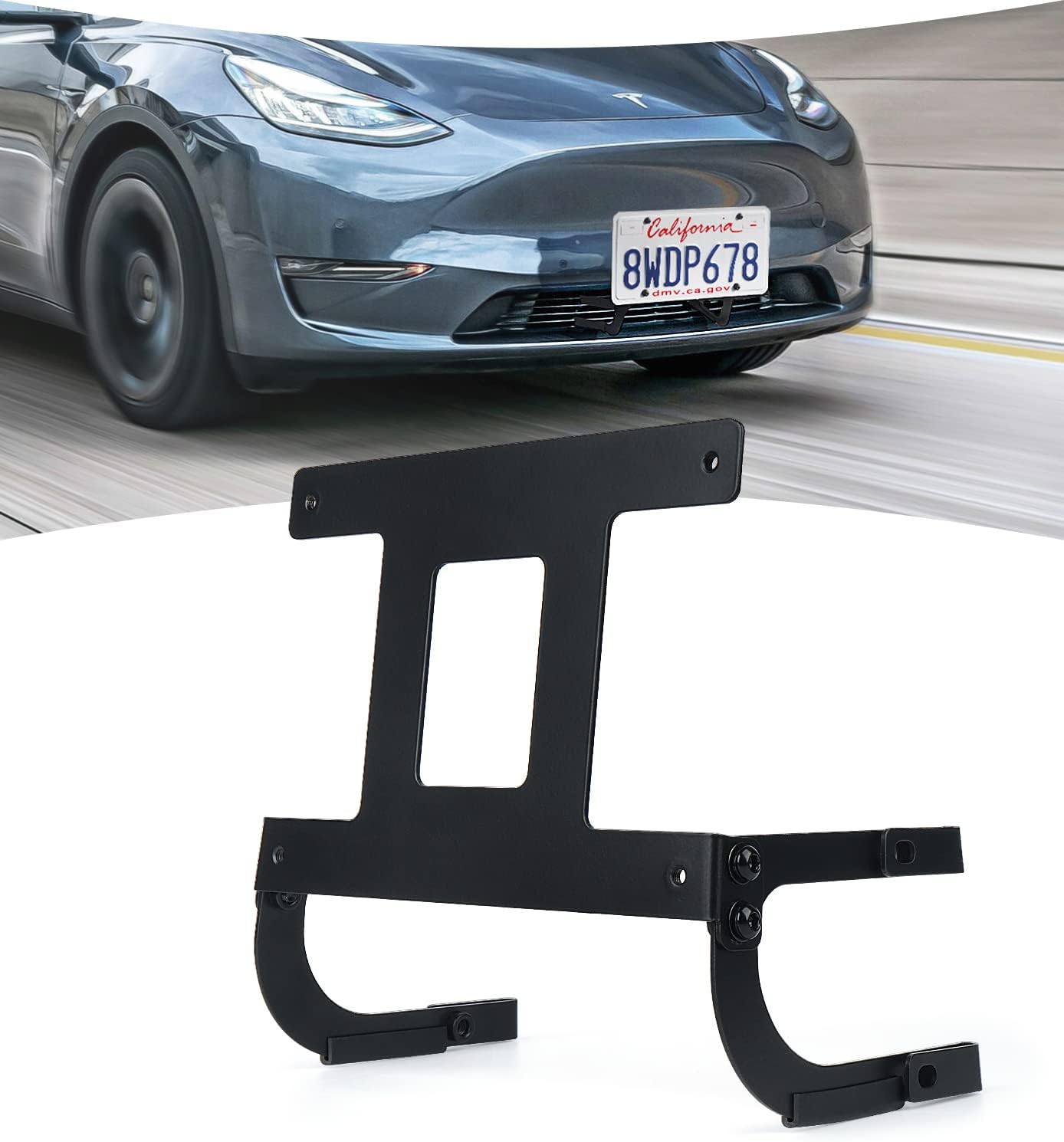 Amazon.com: No Drilling Front License Plate Mount, High Strength ...