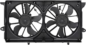 Amazon.com: ASTOU 624050 Radiator Dual Cooling Fan fit 2015 2016 2017 ...