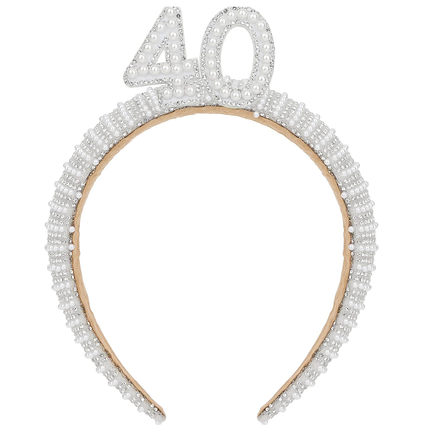 Amazon.com: WHAVEL 40th Birthday Decorations for Her, Pearl Birthday ...