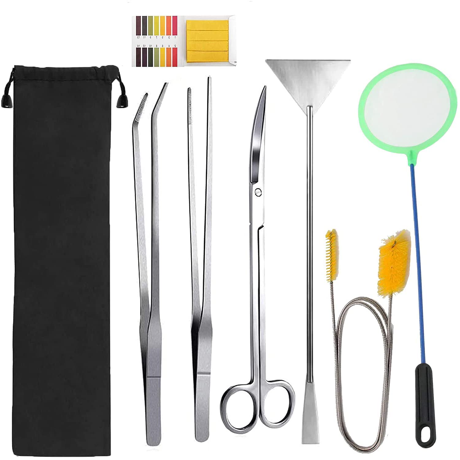 SNOWIE SOFT® 7 in 1 Stainless Steel Rust Resistant Aquarium Aquascaping ...