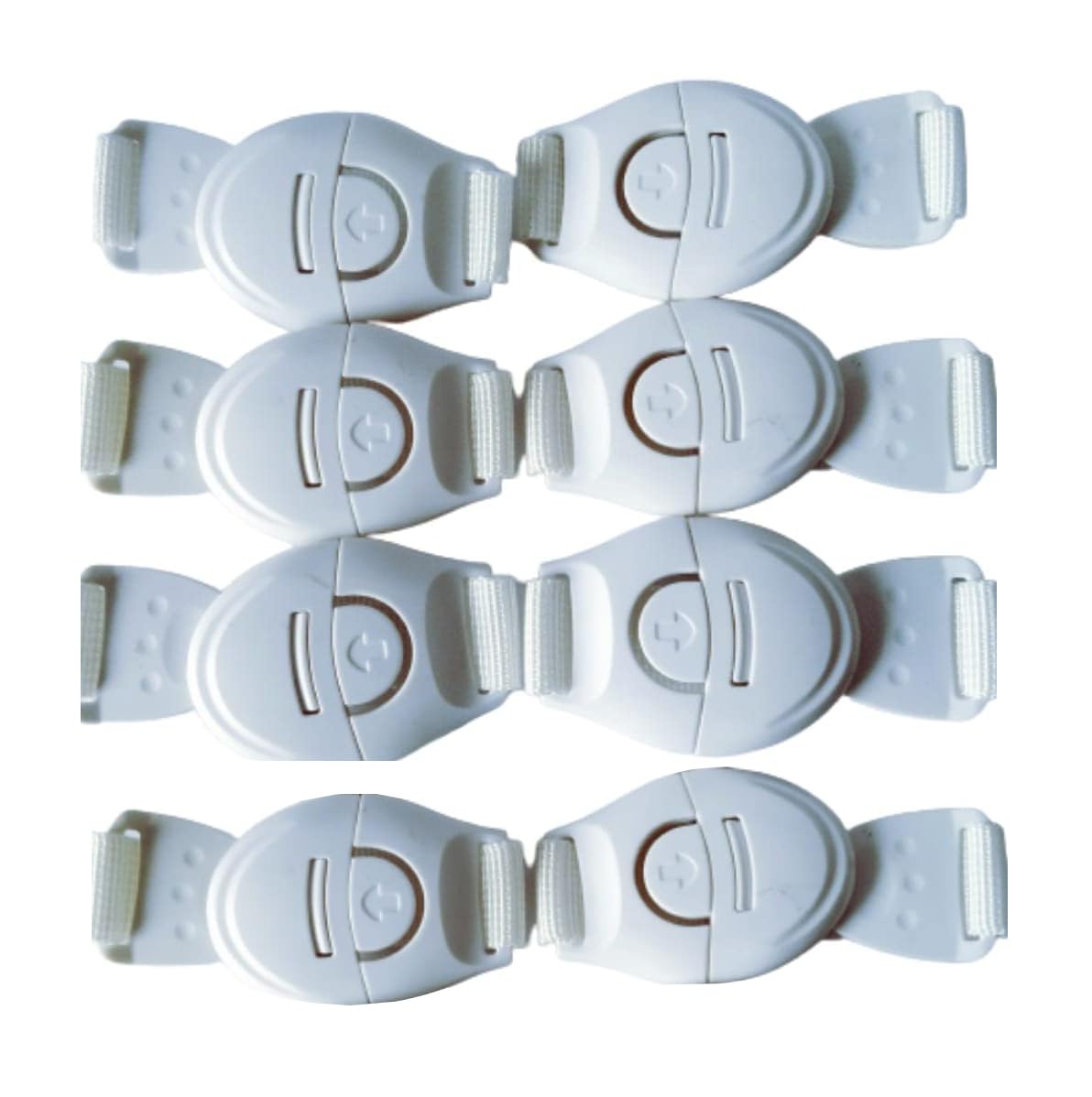 DHASRAM ABS Plastic Child Safety Cabinet Locks | Adjustable Strap ...