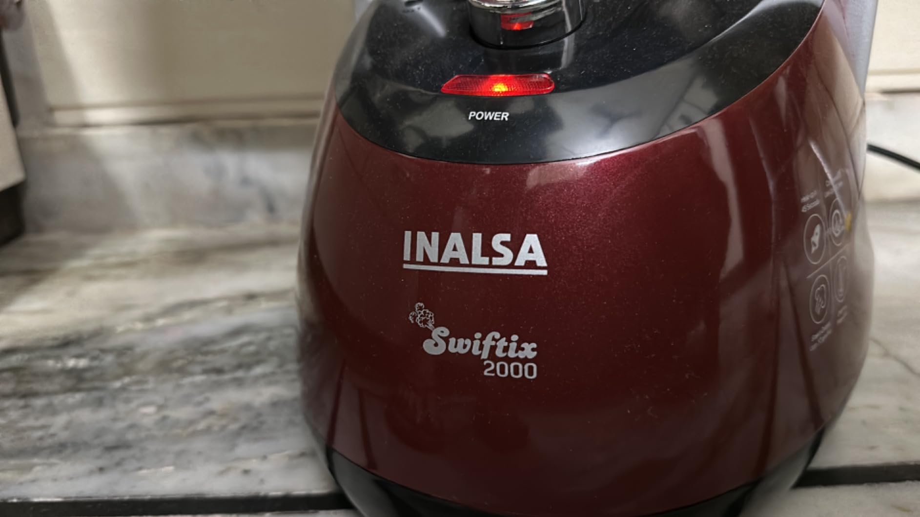 INALSA Standing Garment Steamer 2000 W|Double Pole With 90° & 180 ...